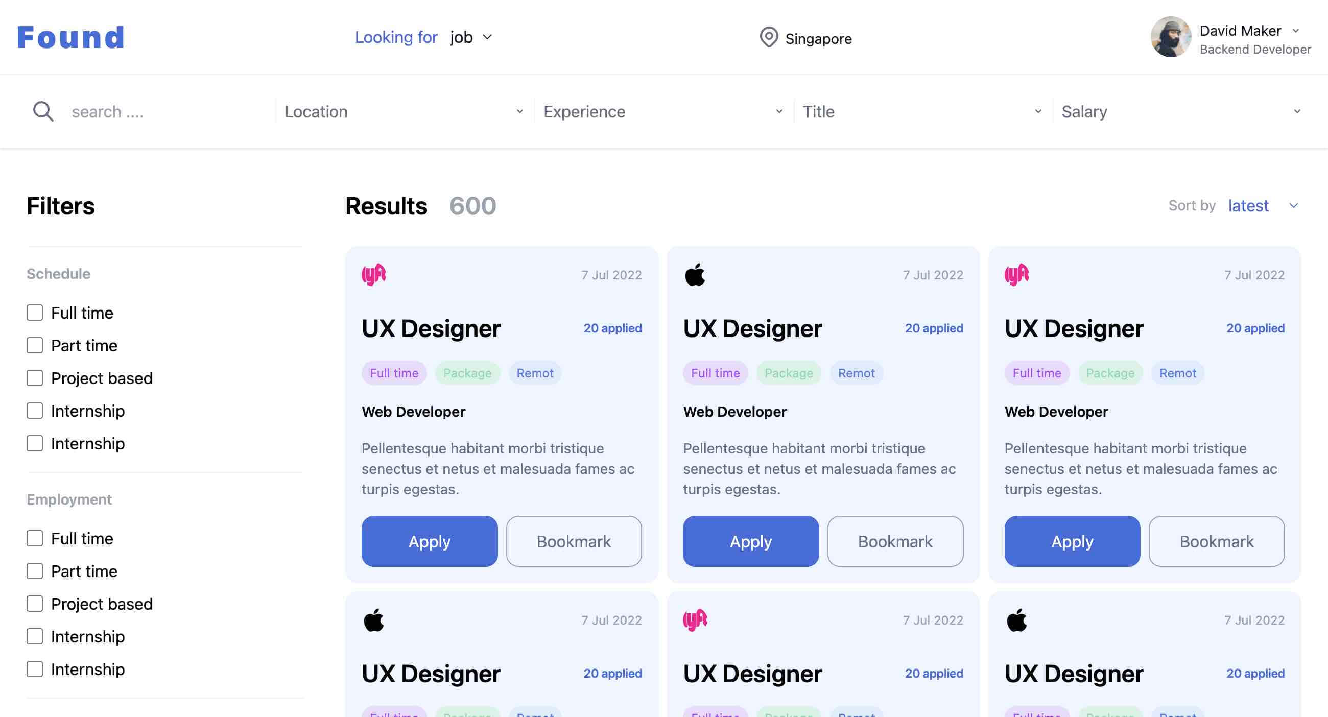 Found A Premium Template For Job Portal TailTemplate